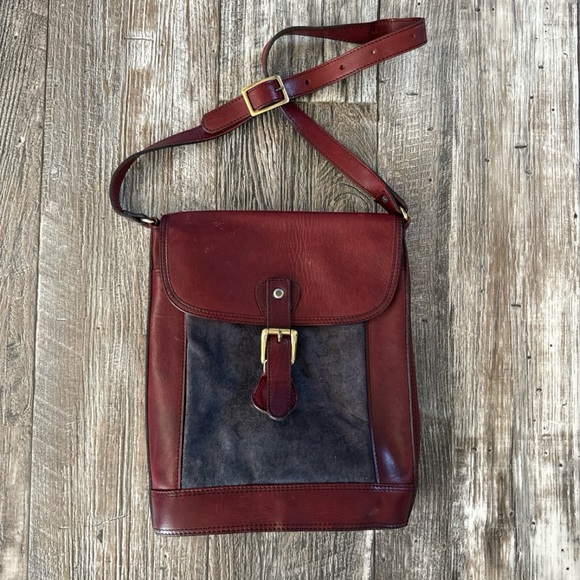Katherine ward | Bags | Vintage Katherine Ward Brown Leathercross ...